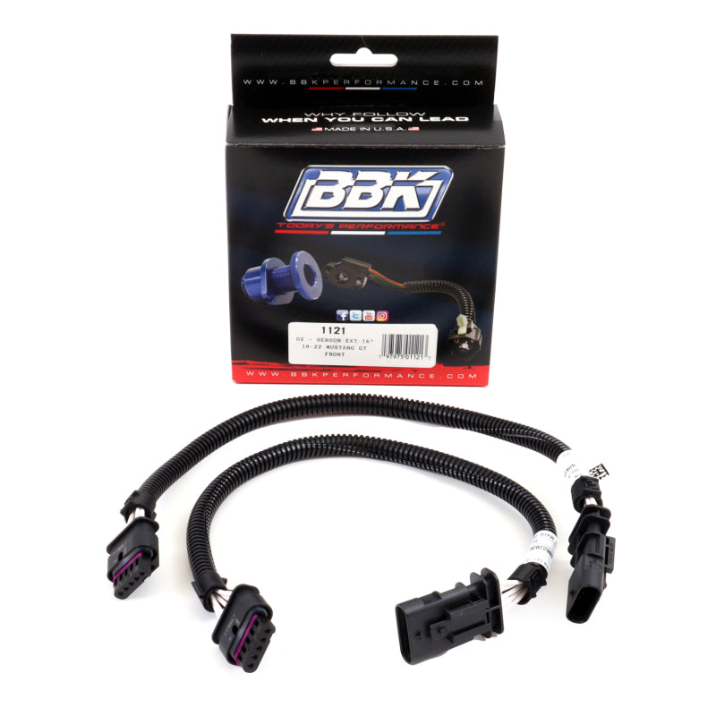 BBK 18-20 Ford Mustang GT O2 Sensor Wire Harness Extensions 16in (Pair ...