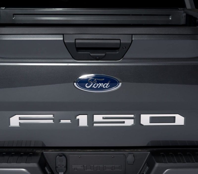 Putco 2021 Ford F-150 Ford Lettering (Cut Letters/Stainless Steel) Tai ...